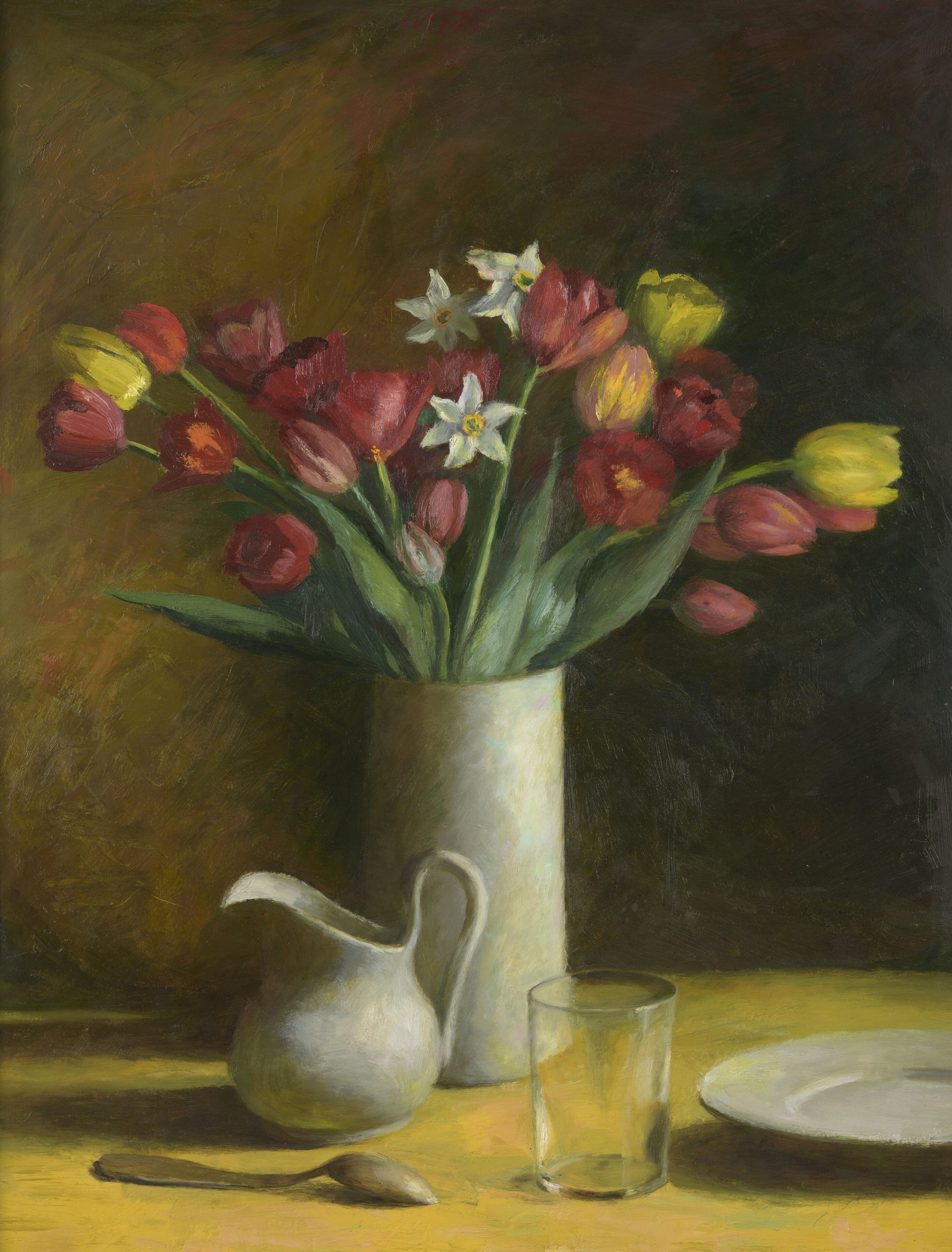 Kevadkompositsiooni maalimine - Kumu kunstimuuseum