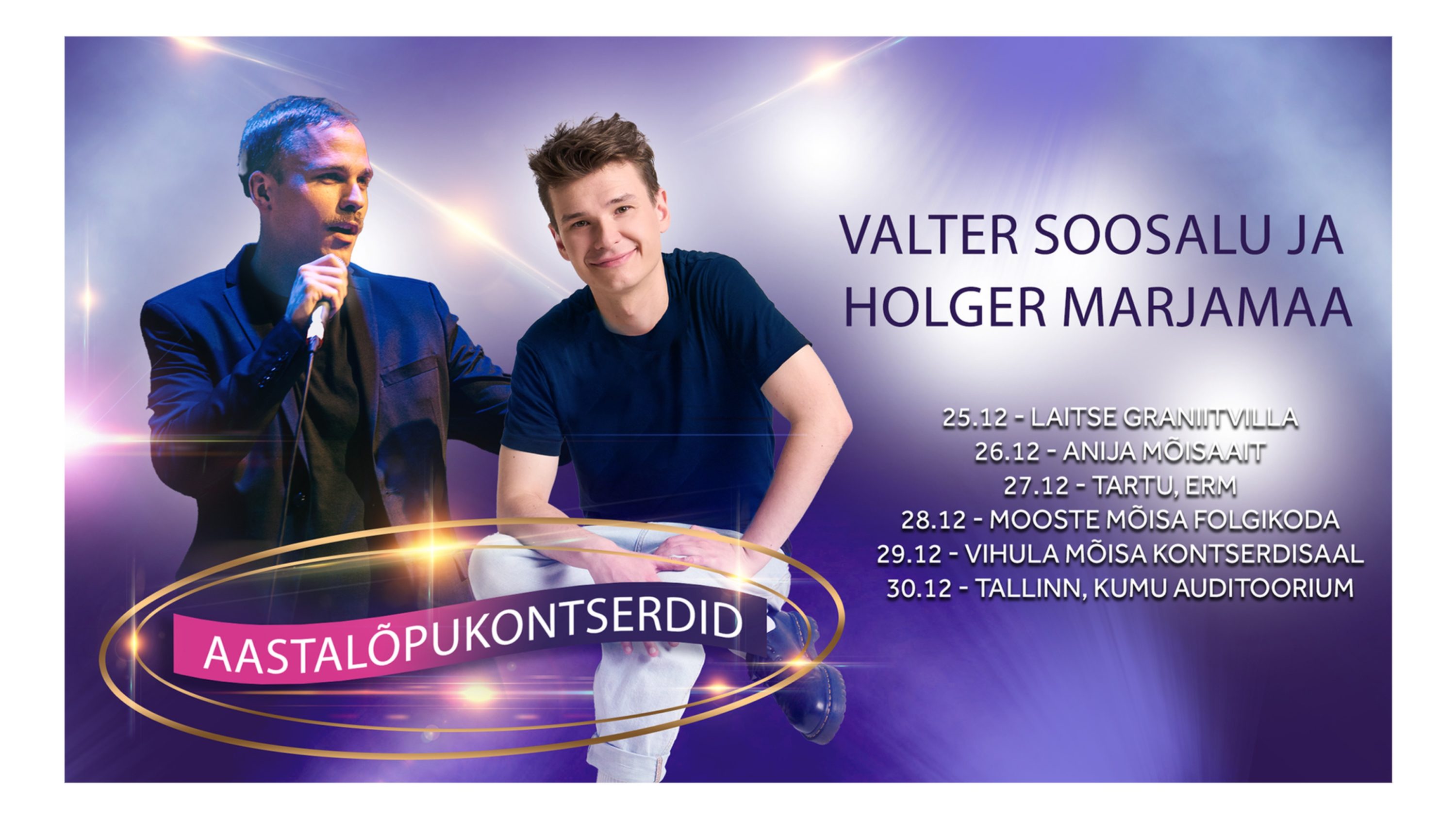 Holger Marjamaa ja Valter Soosalu aastalõpukontserdid “Kellad” - Kumu ...