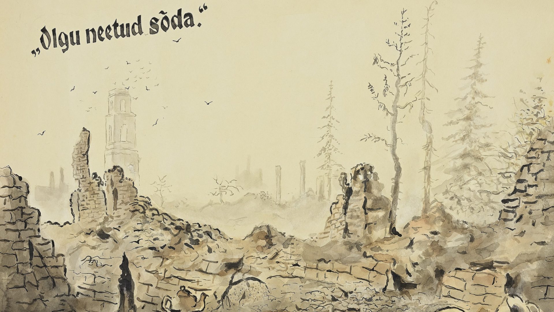 Hilda Kamdron’s drawings on view in the Kumu Art Museum - Kumu ...