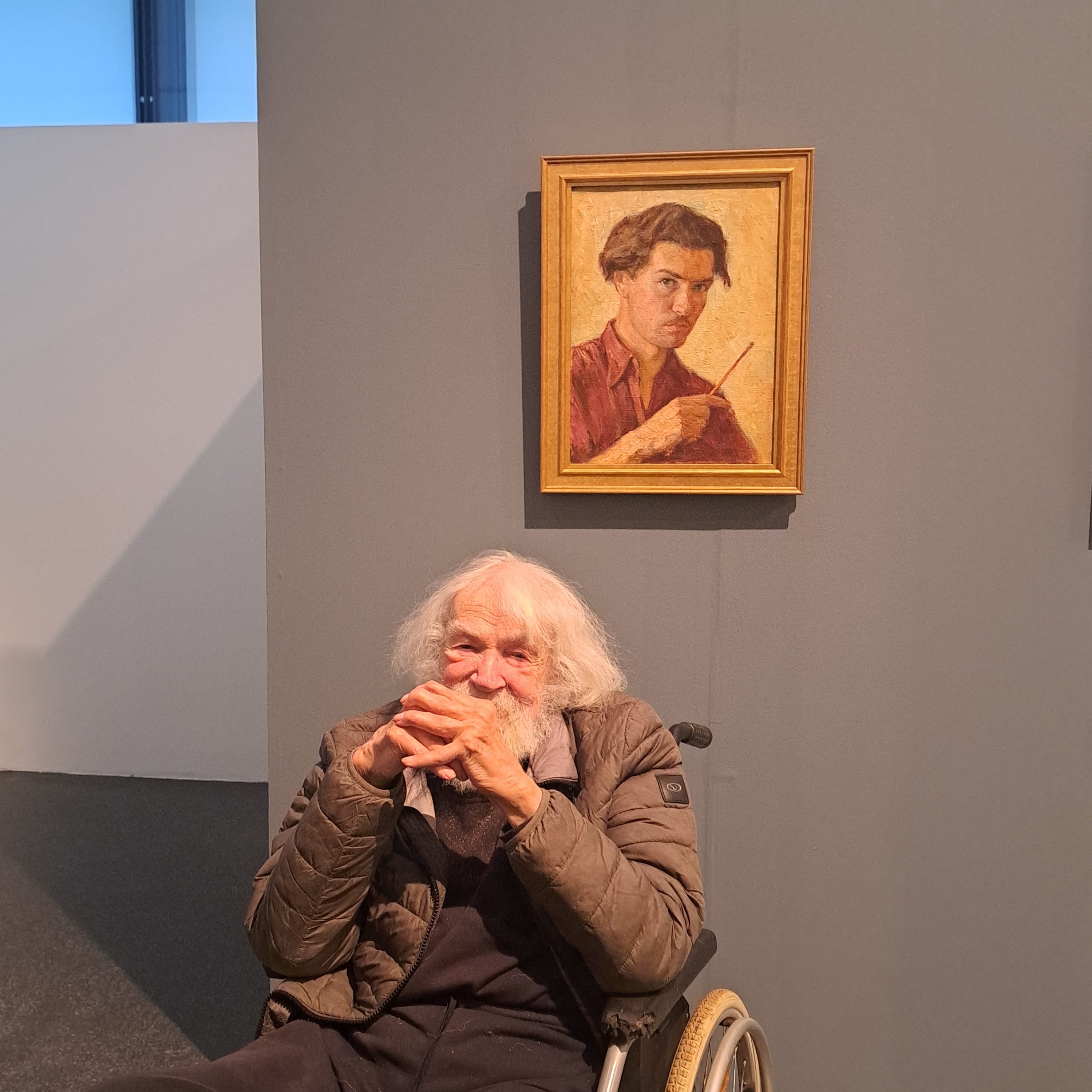 Enn Põldroos külastas oma isikunäitust „Kinnismõtete muuseum“ - Kumu kunstimuuseum