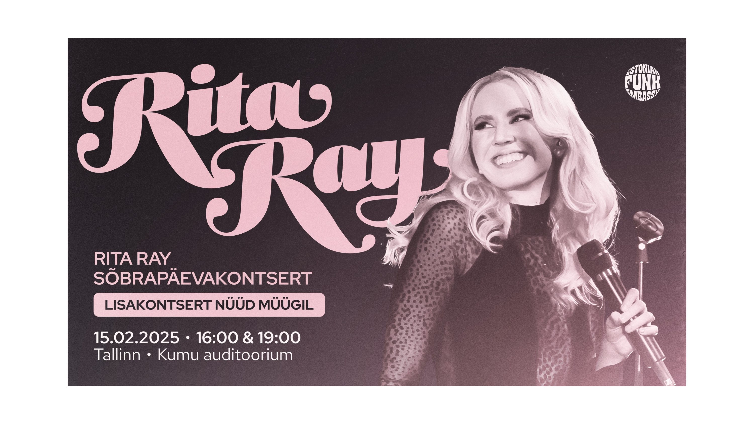 Rita Ray sõbrapäevakontsert Tallinnas - Kumu kunstimuuseum